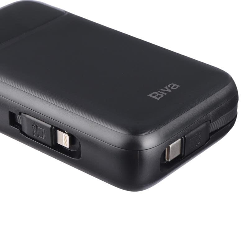 پاوربانک 20000 بیوا Biva BP-017 توان 22.5 وات همراه کابل متصل - جانبی هاب